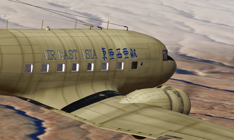 Indiana Jones Series - Douglas DC-3 - Air East Asia (From Raiders of ...