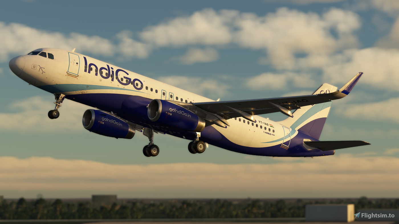 IndiGo a320ceo Sharklets Livery Pack || Fenix a320 (8K and 4K) for Microsoft Flight Simulator | MSFS