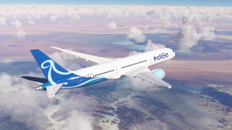 Indigo B789 (LN-FNC) (4k) || Horizon Simulations B789 for Microsoft ...