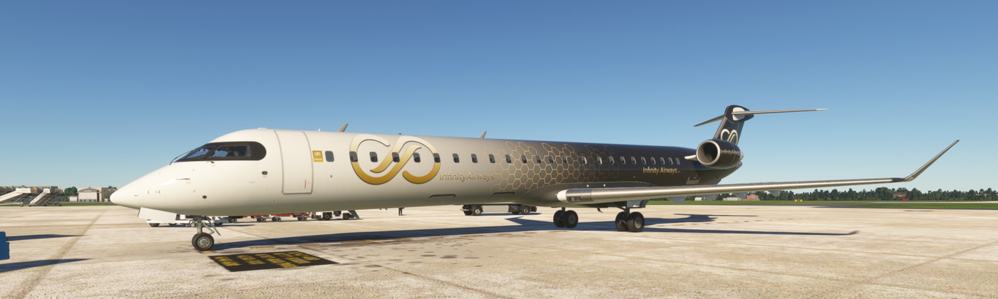 Infinity Airways - CRJ 1000 - V2 для Microsoft Flight Simulator | MSFS