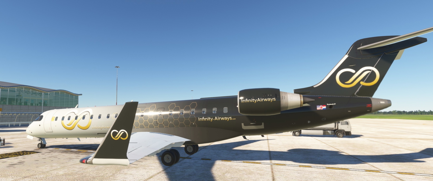 Infinity Airways - CRJ 700 - V2 对于 Microsoft Flight Simulator | MSFS
