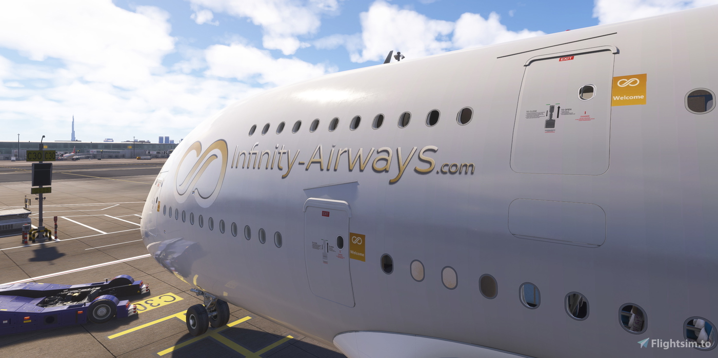 Infinity Airways V.A -FBW-A380X- INF3883 for Microsoft Flight Simulator ...