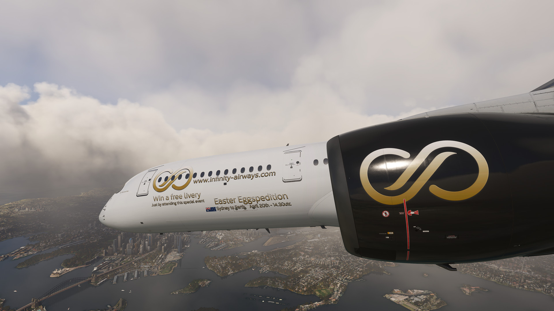 Infinity Airways Airbus A350-900 – Easter Eggspedition Special Edition ...