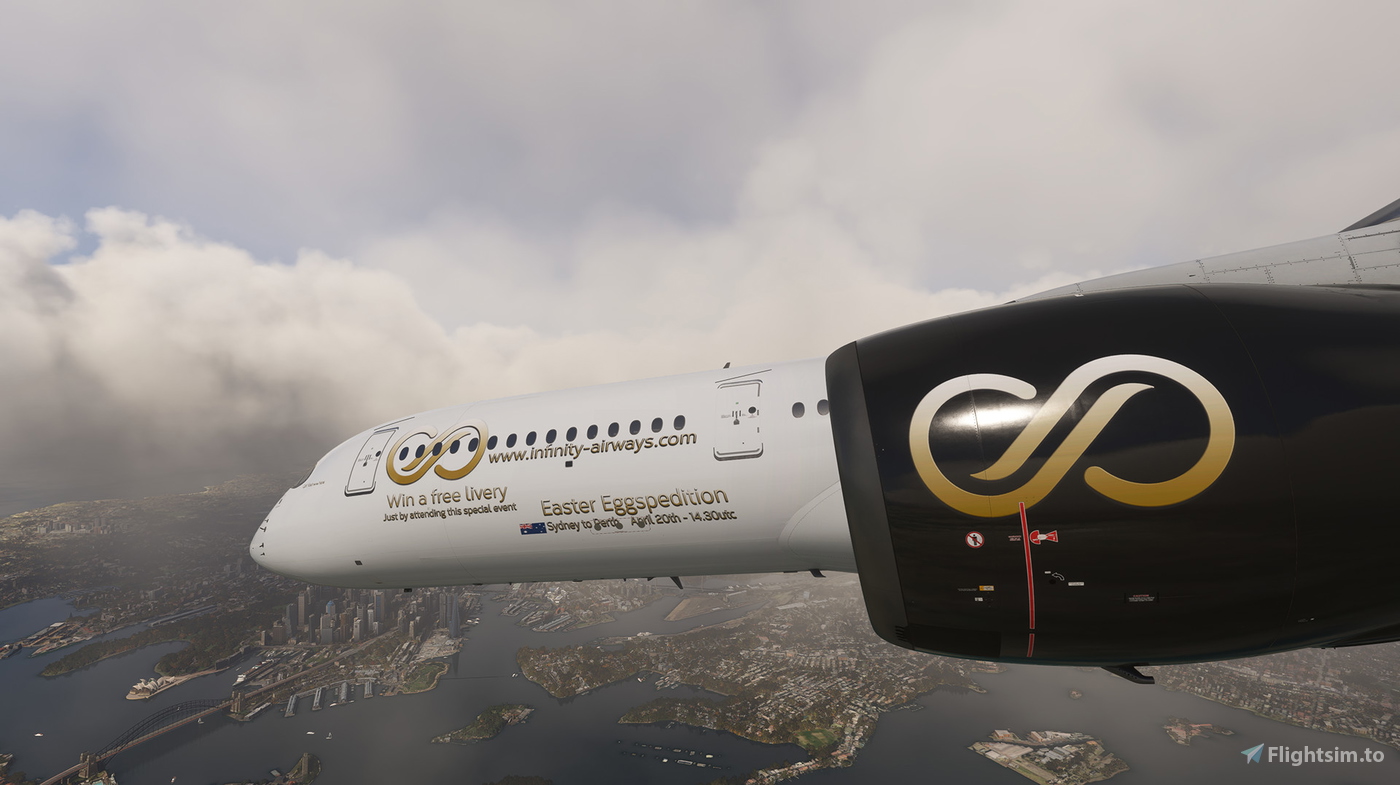 Infinity Airways Airbus A350-900 – Easter Eggspedition Special Edition for Microsoft Flight ...