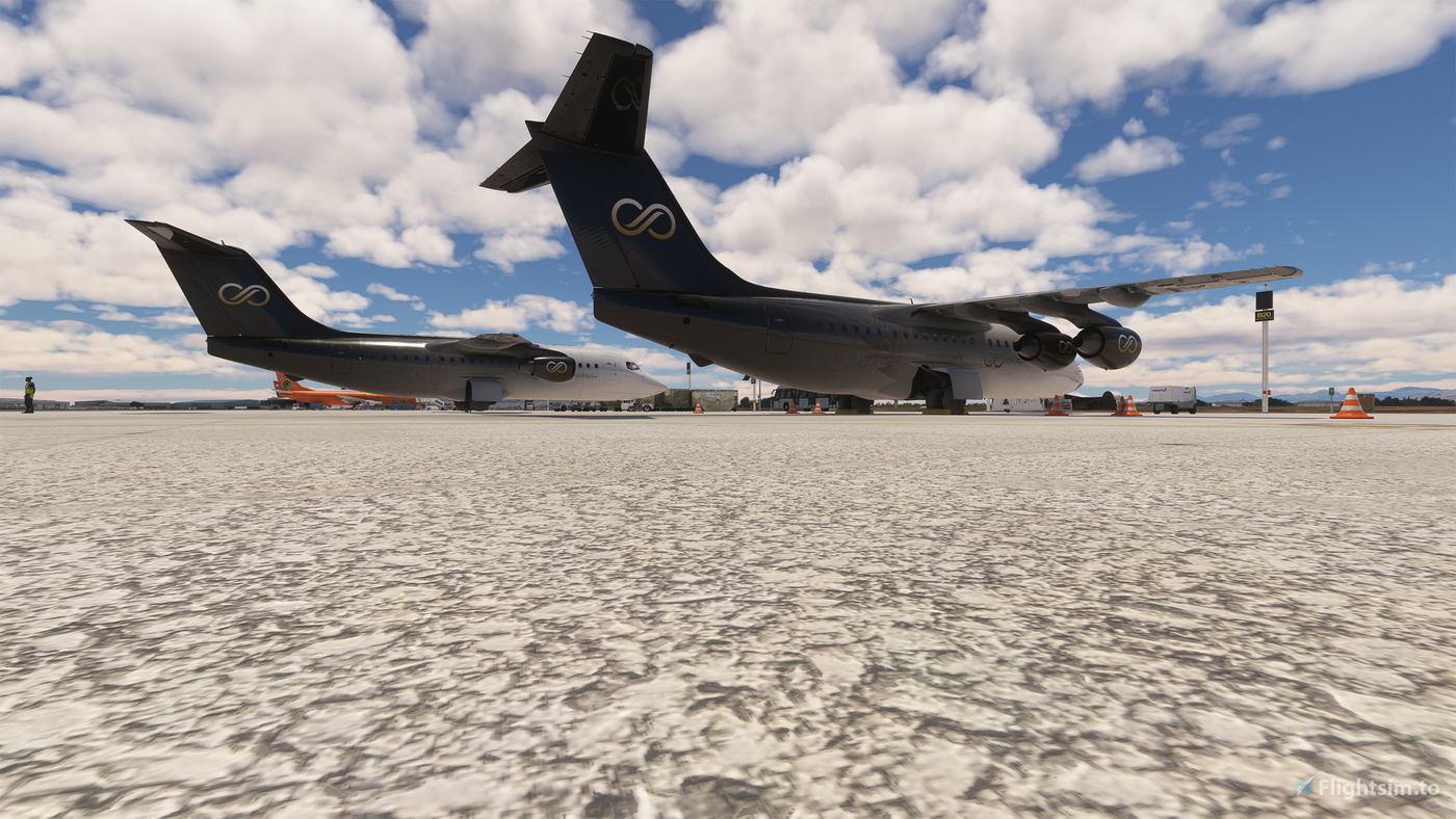 Infinity Airways V.A - Avro RJ85 Justflight for Microsoft Flight ...