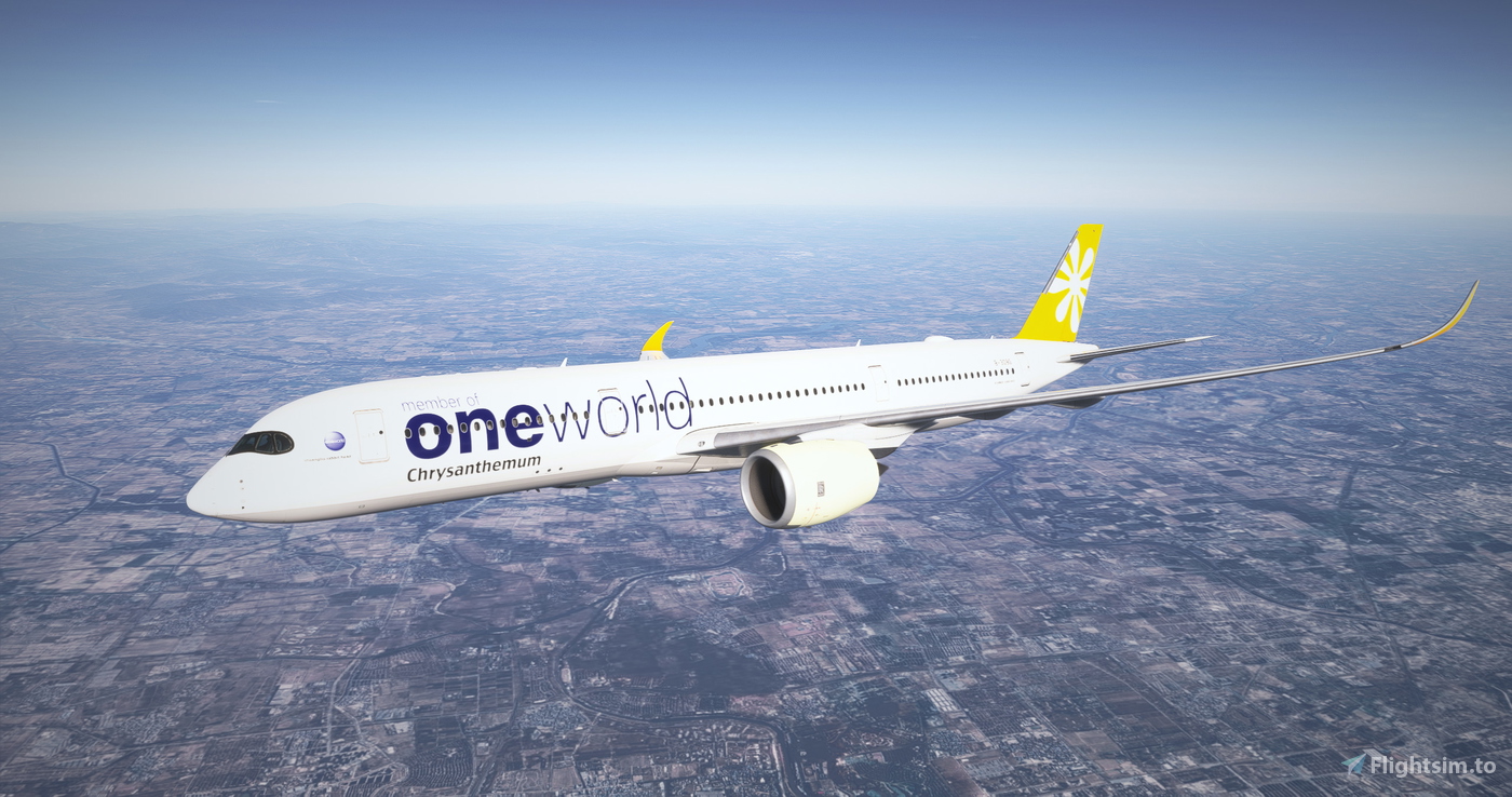 [INI A350-900] Chrysanthemum a350-900 fleet pack pro Microsoft Flight Simulator | MSFS