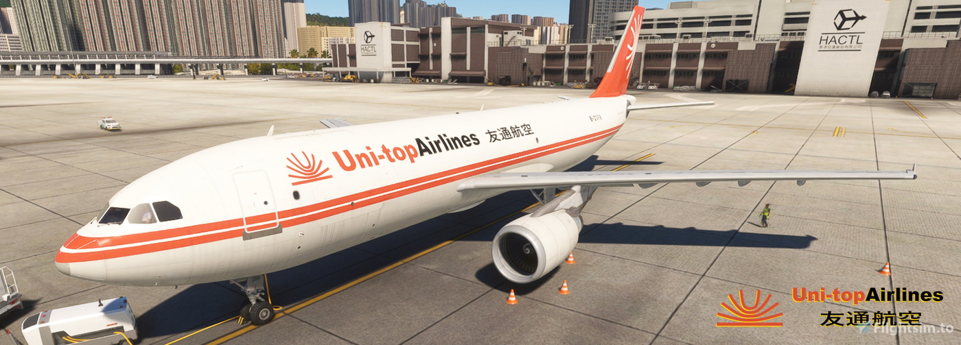 INI Builds A306F Uni-Top Airlines B-2319 for Microsoft Flight Simulator ...