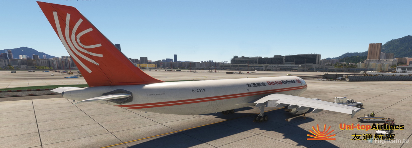 INI Builds A306F Uni-Top Airlines B-2319 for Microsoft Flight Simulator ...