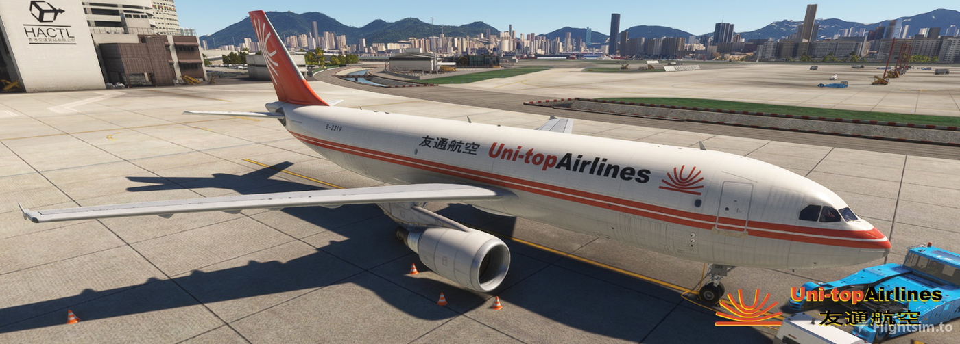 INI Builds A306F Uni-Top Airlines B-2319 for Microsoft Flight Simulator ...
