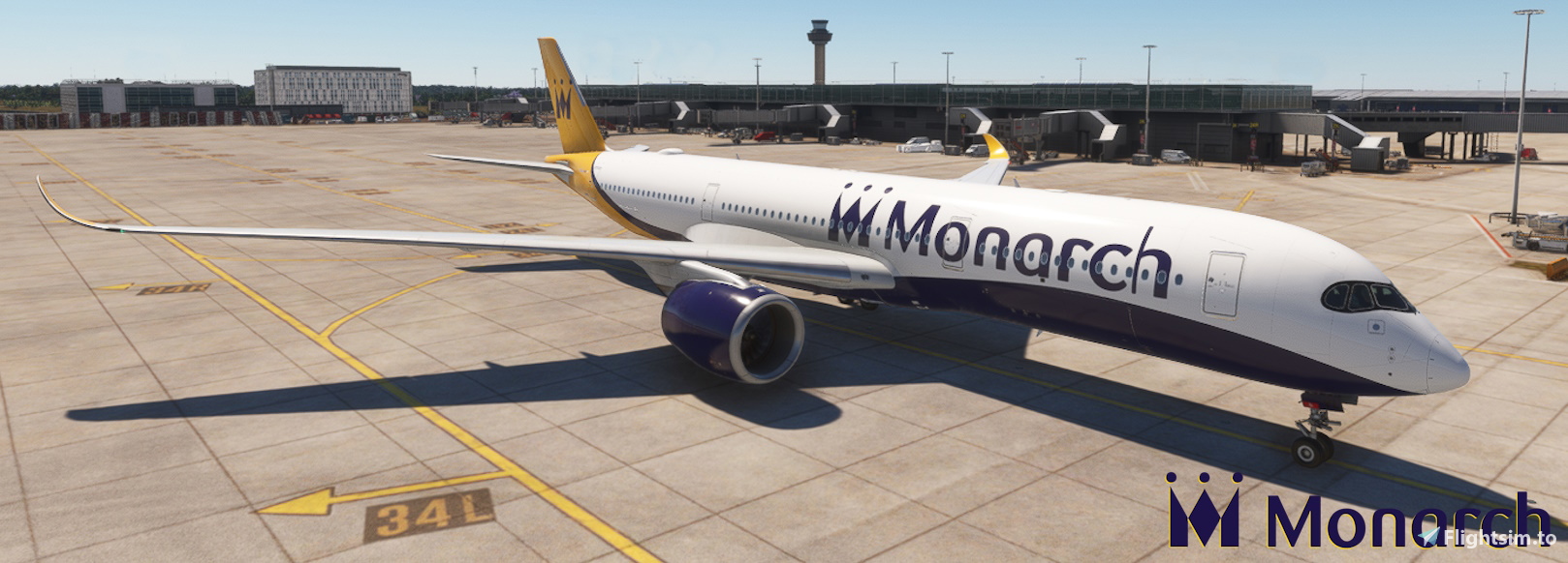 INI Builds Airbus A350-900 Monarch Airlines G-ROYL - MSFS Add-on ...