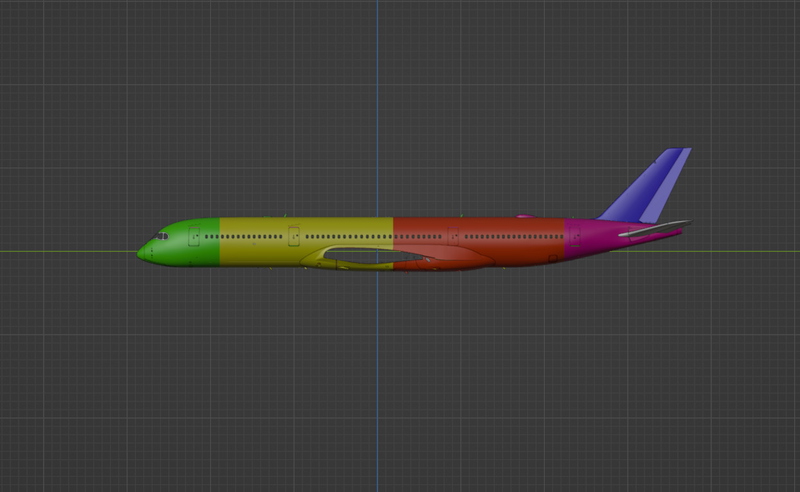 IniA359 Paintkit Blender for Microsoft Flight Simulator | MSFS