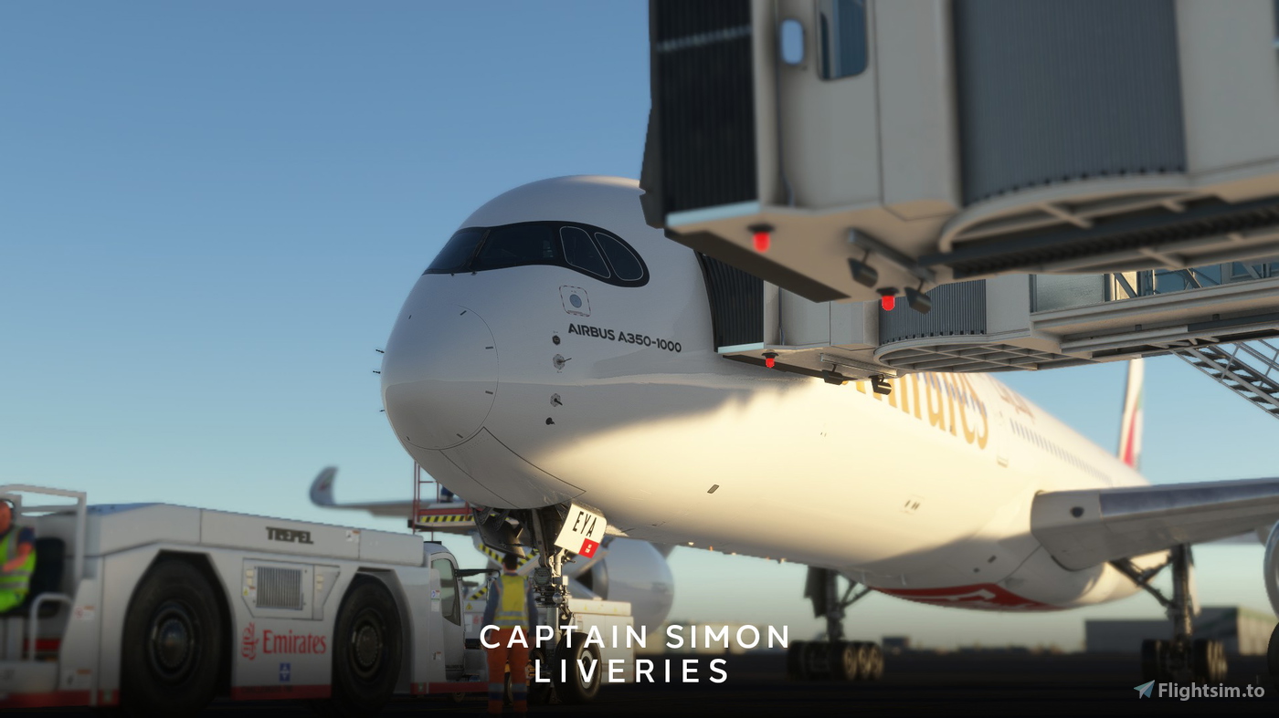 iniBuild A350-1000 Emirates New Livery (A6-EYA) Fictionnal | Requested ...