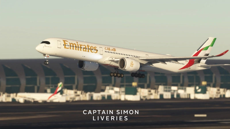 iniBuild A350-1000 Emirates New Livery (A6-EYA) Fictionnal | Requested ...