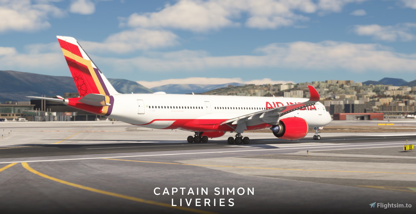 iniBuild A350-900 Air India - VT-JRB for Microsoft Flight Simulator | MSFS