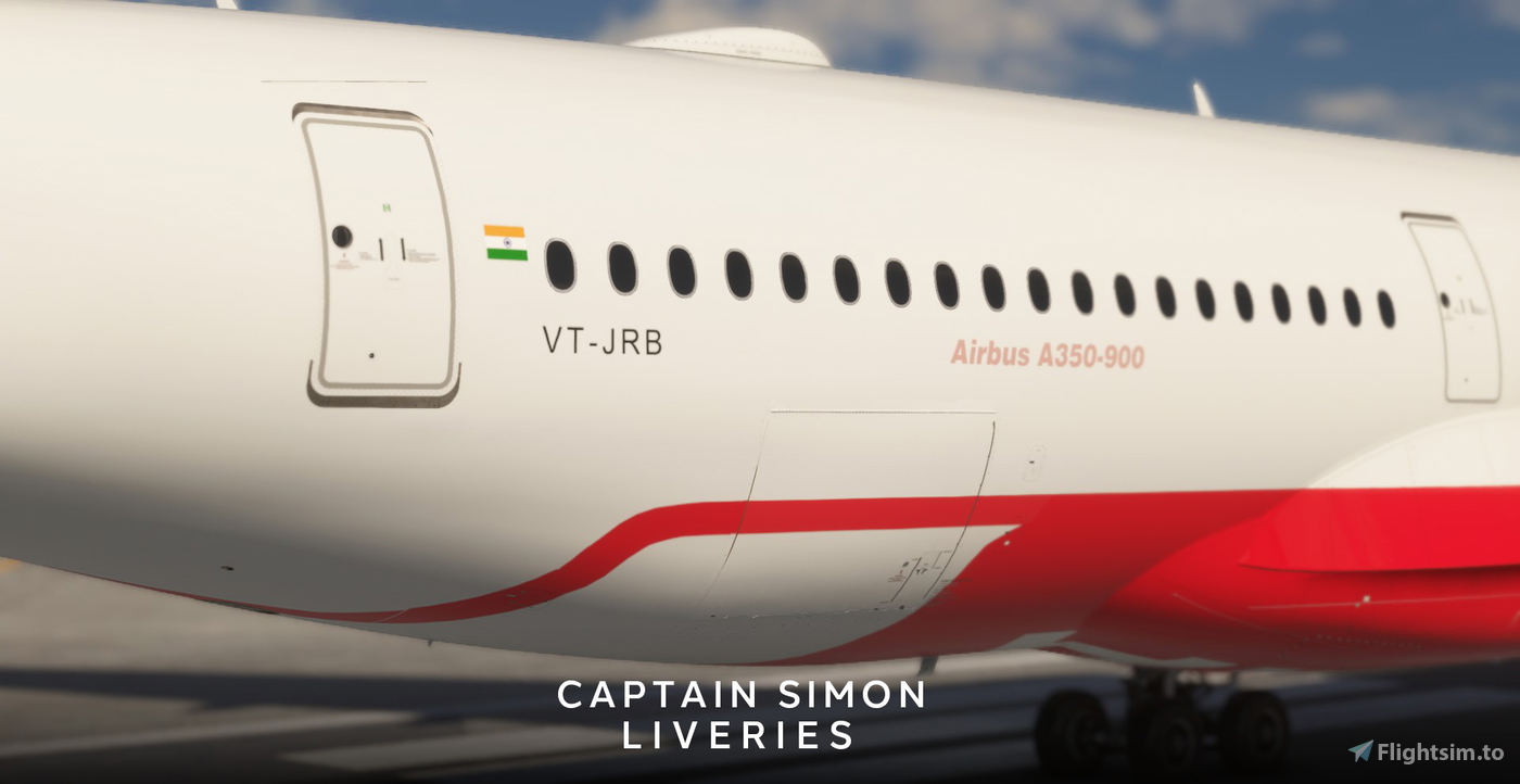 iniBuild A350-900 Air India - VT-JRB for Microsoft Flight Simulator | MSFS