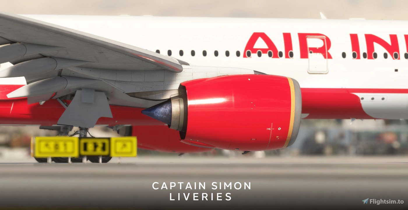 iniBuild A350-900 Air India - VT-JRB for Microsoft Flight Simulator | MSFS