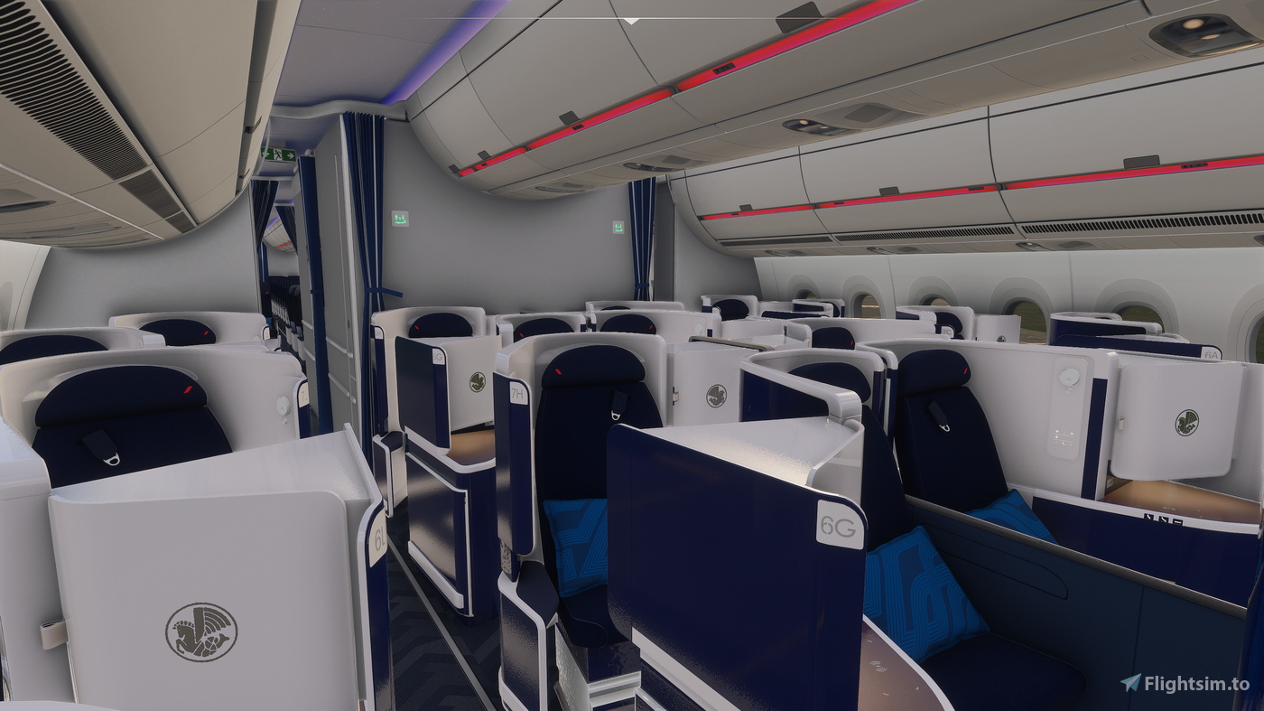[iniBuilds A350] Air France Cabin Pack para Microsoft Flight Simulator ...