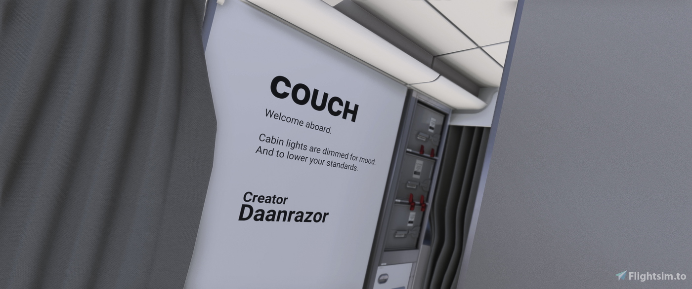 Inibuilds A350-900 Couch Captains + interior a oldalon. Microsoft ...