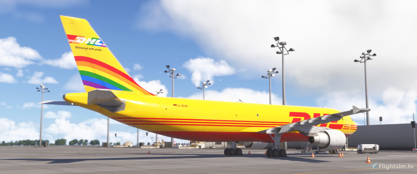 iniBuilds A300 Premium | DHL (EAT-LEJ) D-AEAR | Delivered with pride ...