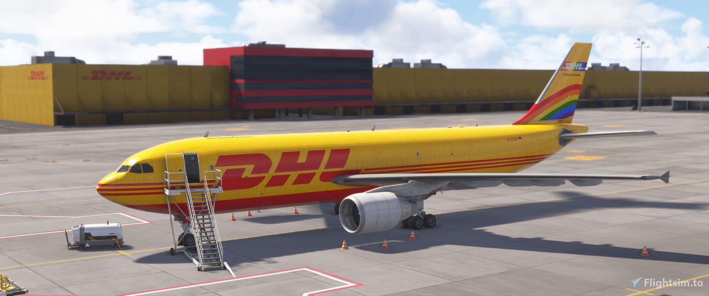 iniBuilds A300 Premium | DHL (EAT-LEJ) D-AEAR | Delivered with pride ...