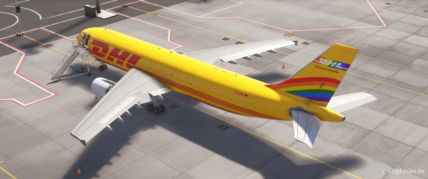 iniBuilds A300 Premium | DHL (EAT-LEJ) D-AEAR | Delivered with pride ...