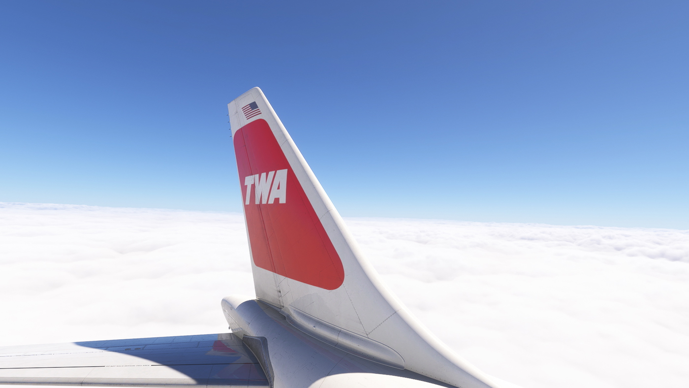 iniBuilds A300 w/ cabin TWA Trans World Airlines N601TW [8K] para ...