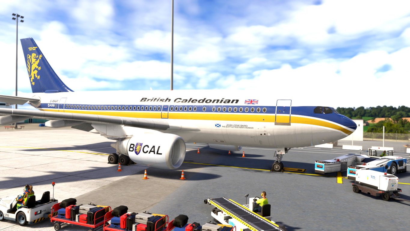 Inibuilds A310-300 British Caledonian G-BKWT "John Logie Baird" (MSFS ...