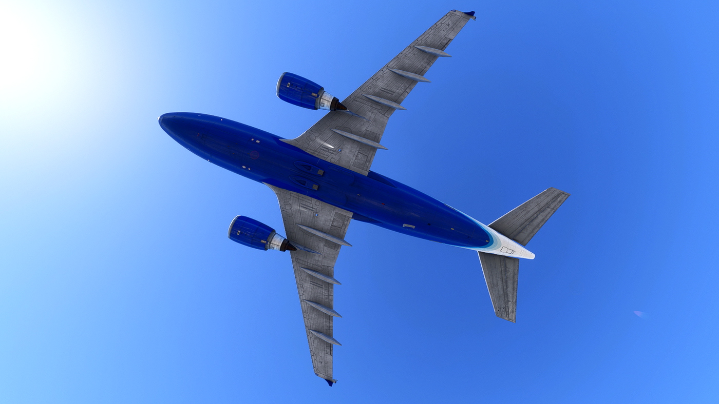 iniBuilds A310-300 /w cabin United Airlines - Blue Tulip (N525UA) for ...