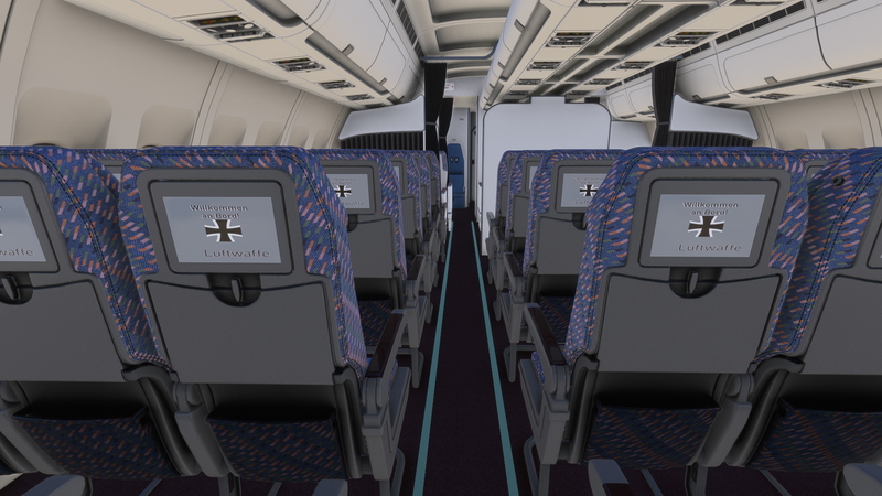 iniBuilds A310-300 /w cabin Luftwaffe Fleet (German Air Force fleet) for Microsoft Flight ...