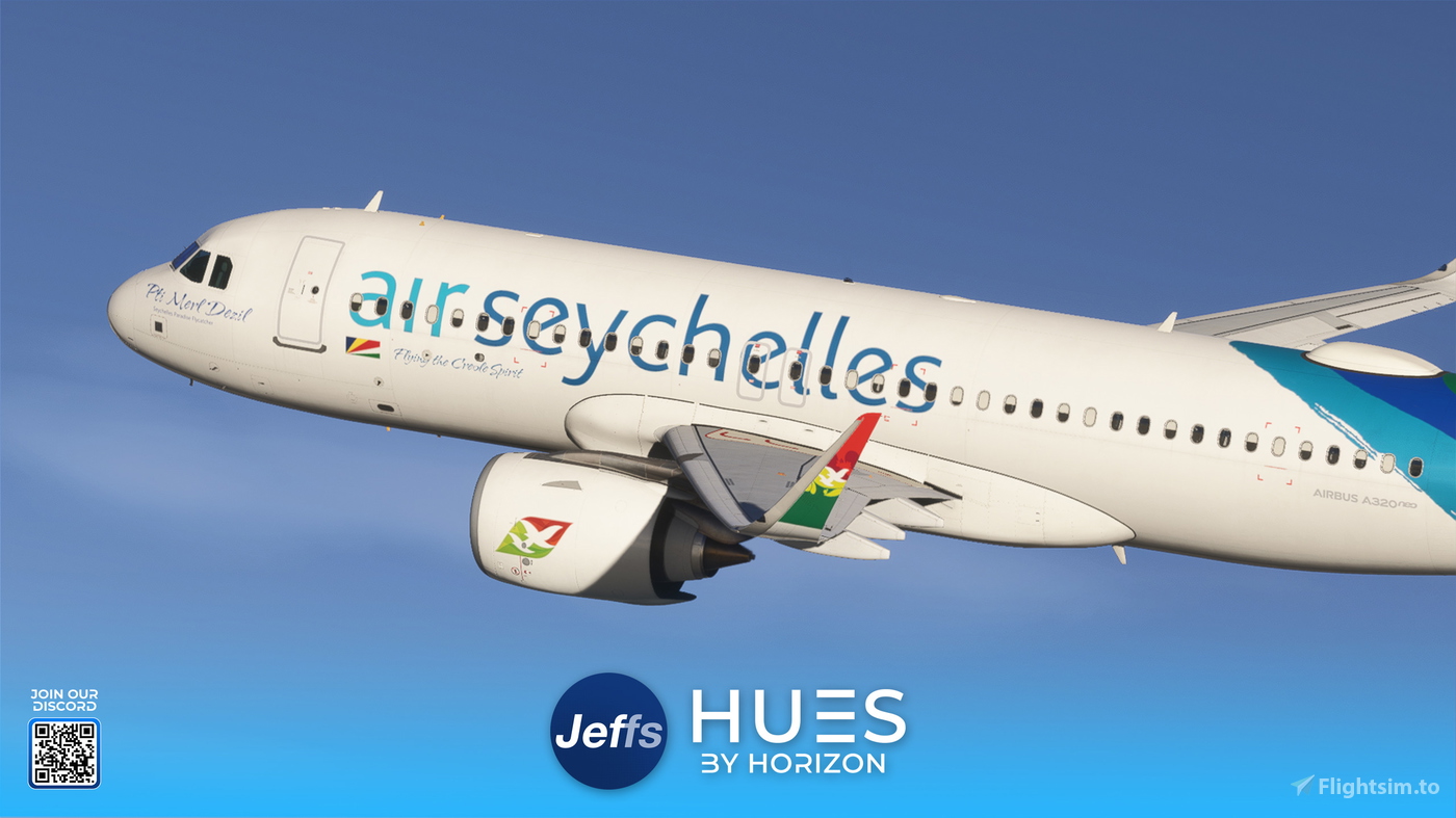 Flightsim.to - Activities - Release - iniBuilds A320neo | Air Seychelles - S7-PTI and S7-VEV | 8K