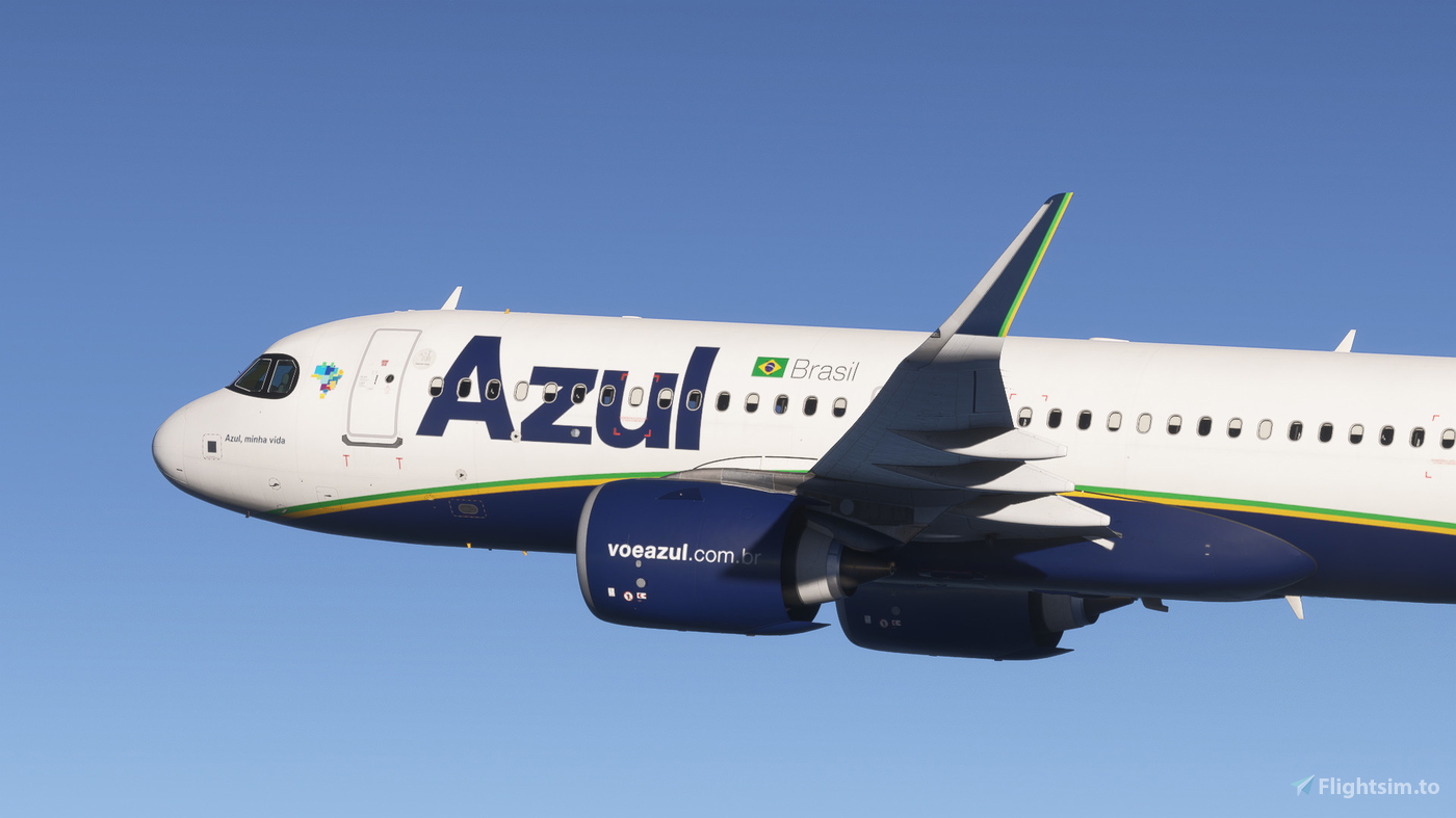 iniBuilds A320neo | Azul Linhas Aéreas - PR-YSG | Azul, Minha Vida | 8K w/Cabin 对于 Microsoft ...