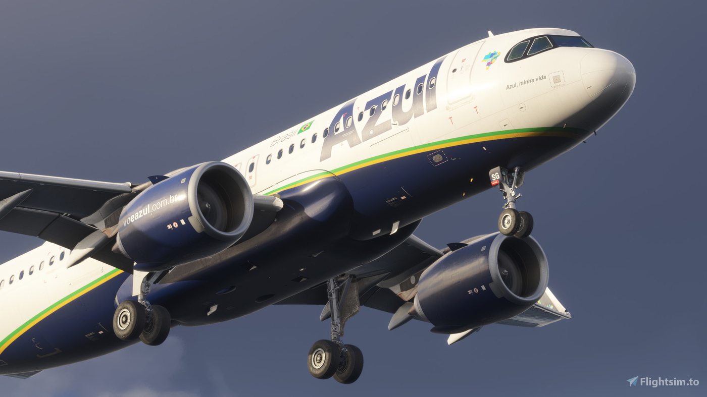 iniBuilds A320neo | Azul Linhas Aéreas - PR-YSG | Azul, Minha Vida | 8K w/Cabin for Microsoft ...