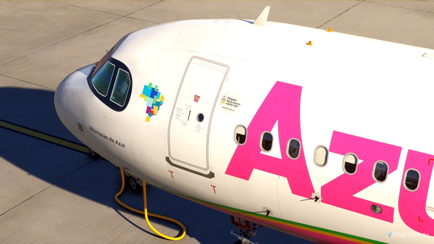 iniBuilds A320neo | Azul Rosa 10 Anos - PR-YRS | Vitoriosas da Azul | 8K w/Cabin for Microsoft ...