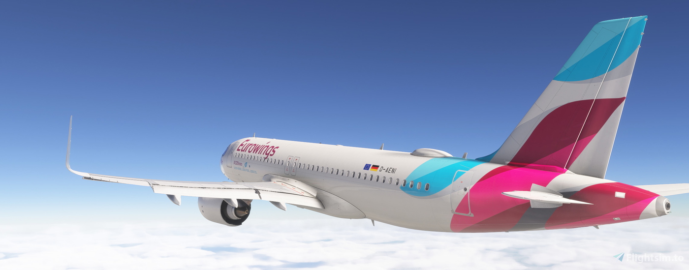 iniBuilds A320neo | Eurowings D-AENI | MSFS 2024 pour Microsoft Flight Simulator | MSFS
