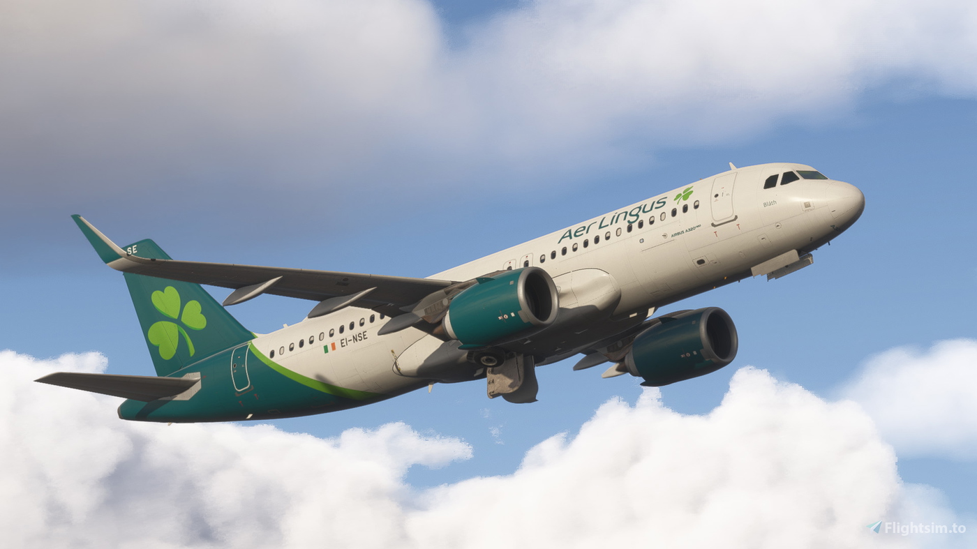 iniBuilds A320neo | Aer Lingus EI-NSE | 8K w/Cabin pro Microsoft Flight Simulator | MSFS