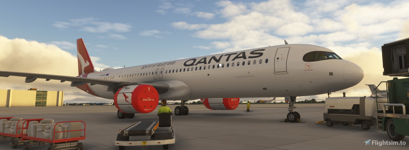 iniBuilds A321neo | Qantas VH-OGA | MSFS 2024 for Microsoft Flight Simulator | MSFS