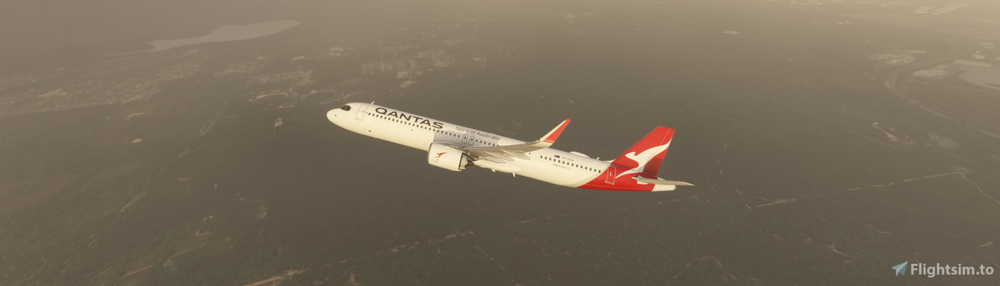 iniBuilds A321neo | Qantas VH-OGA | MSFS 2024 for Microsoft Flight Simulator | MSFS