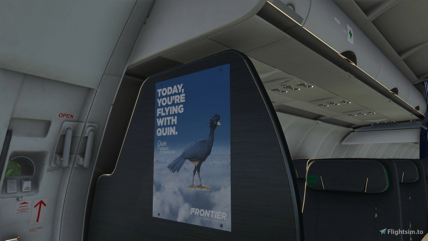 iniBuilds A321LR Frontier | Quin the Great Curassow | N656FR | 8K for ...