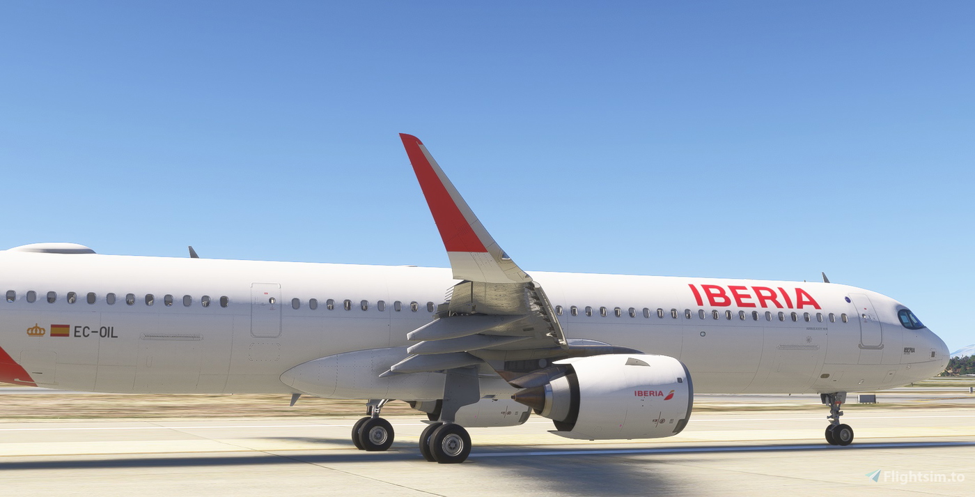 Inibuilds A321LR ｜IBERIA｜EC - OIL｜MSFS 2024 (Fictional) for Microsoft Flight Simulator | MSFS