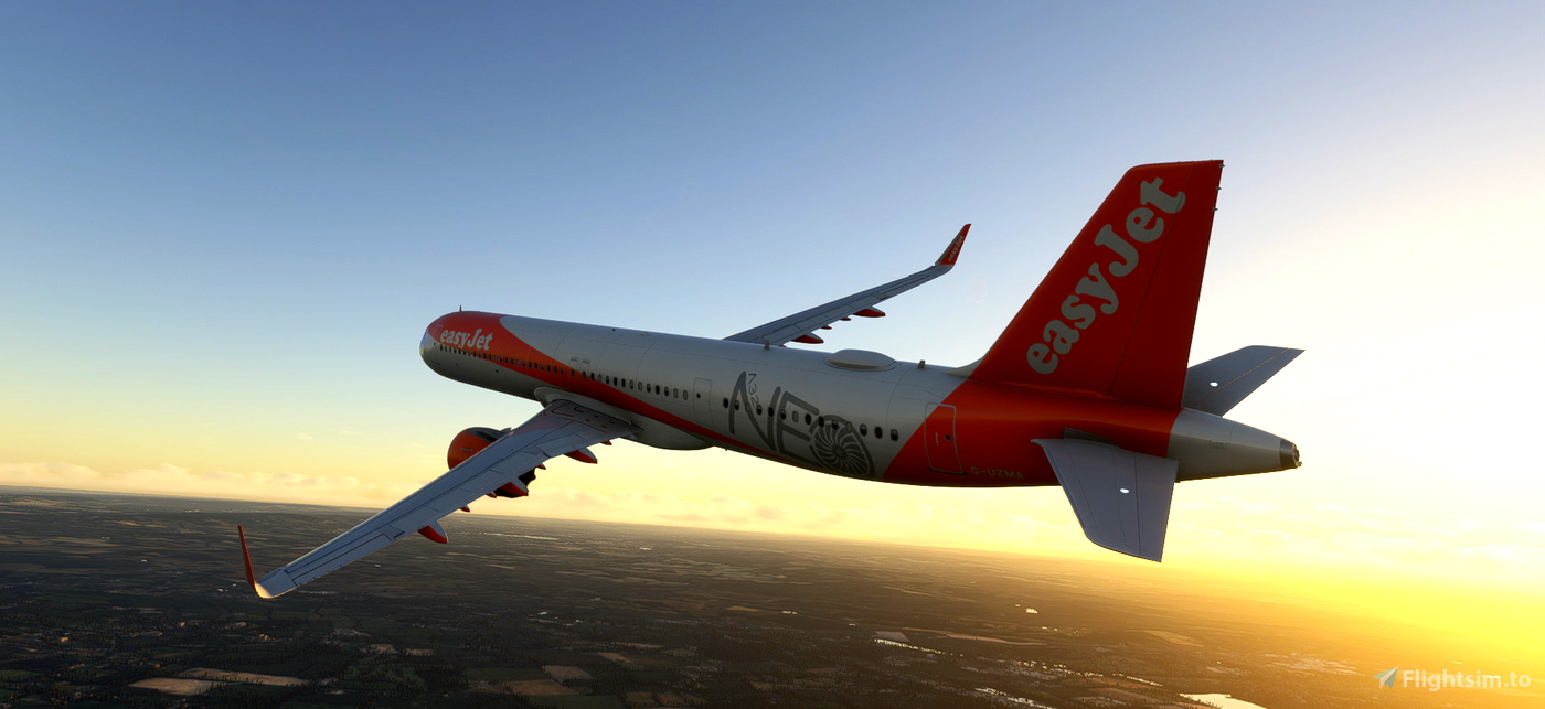 iniBuilds A321neo | Easyjet G-UZMA | MSFS 2024 对于 Microsoft Flight ...
