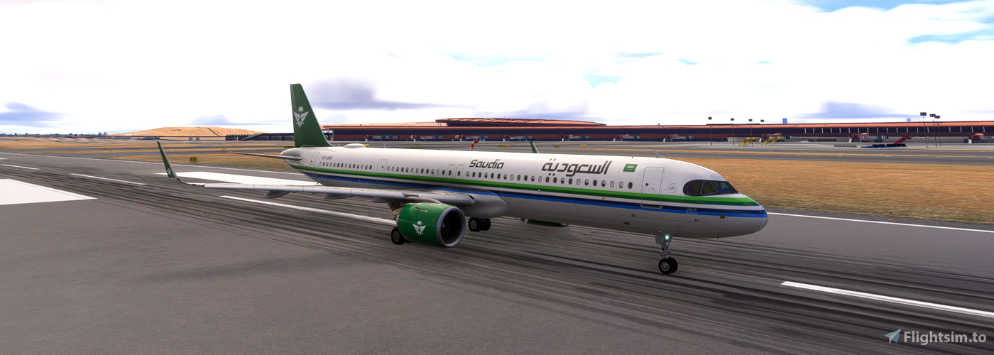 iniBuilds A321neo | Saudi Airlines HZ-ASAH | MSFS 2024 for Microsoft ...