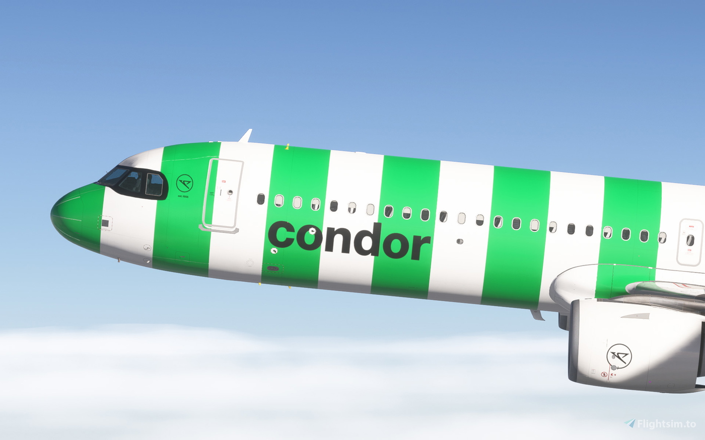 iniBuilds A321neo LR Condor Green Island Livery (W/ Cabin) 8K for ...