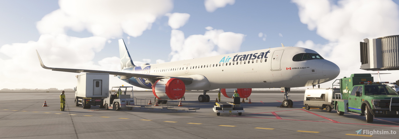 iniBuilds A321neo |Air Transat C-GOKE | MSFS 2024 のために Microsoft Flight Simulator | MSFS