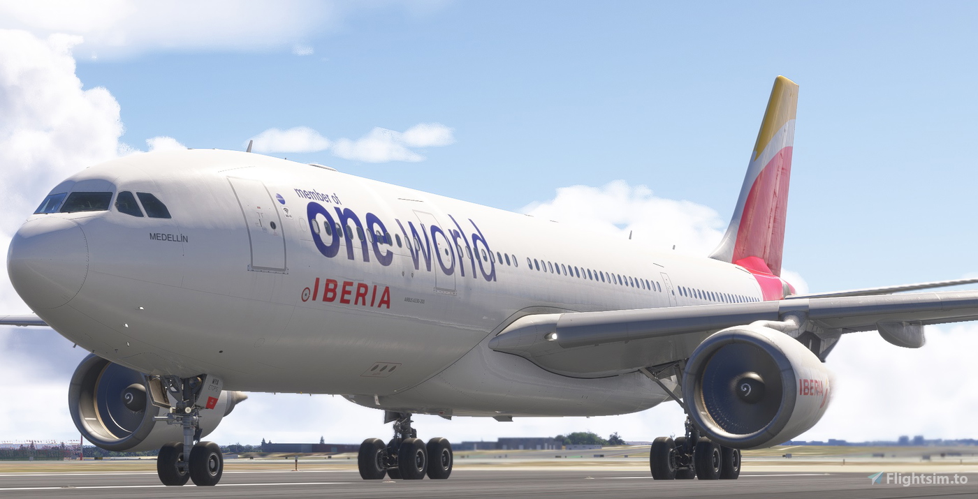 iniBuilds A330-200 | Iberia "one world" EC-MYA | MSFS 2024 | 对于 Microsoft Flight Simulator | MSFS