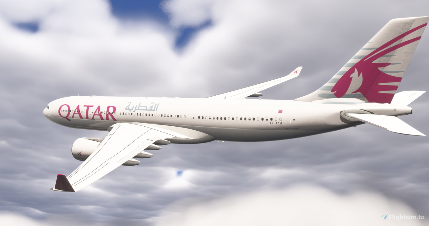 iniBuilds A330-200 | Qatar Airways A7-ACM | MSFS 2024 | Requested for Microsoft Flight Simulator ...