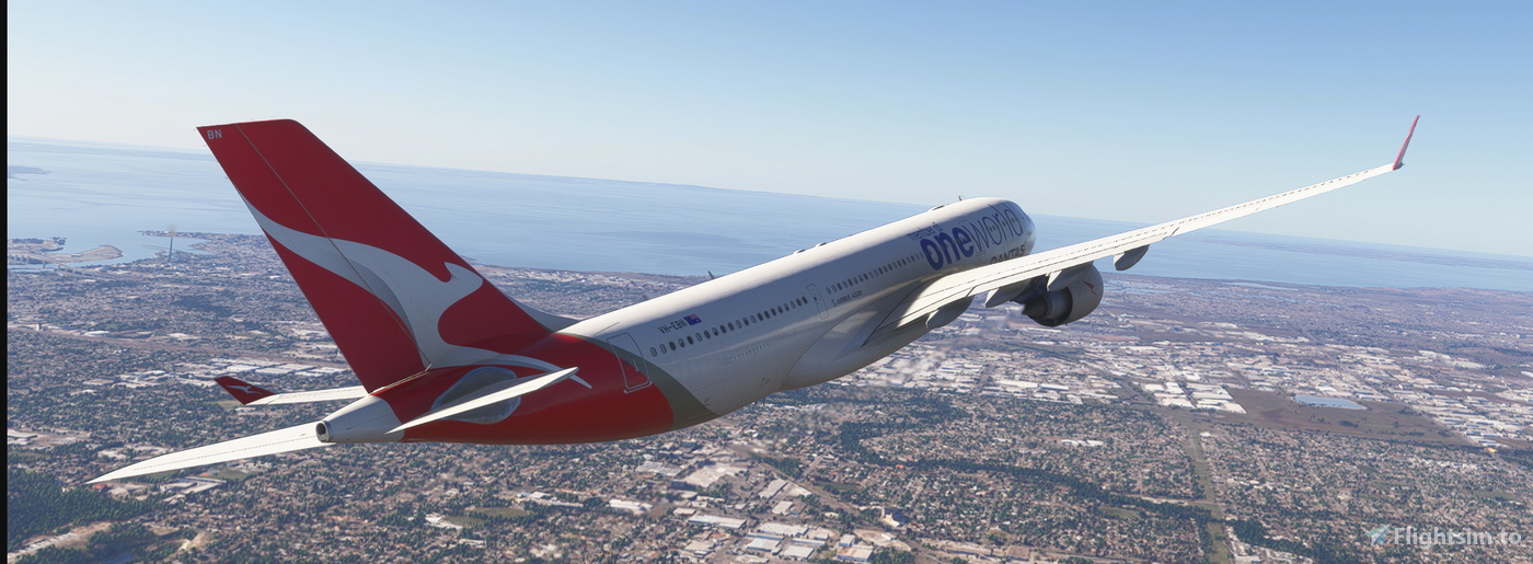 iniBuilds A330-200 (GE) | Qantas VH-EBN + VH-EBV | One World | MSFS 2024 | Requested a oldalon ...