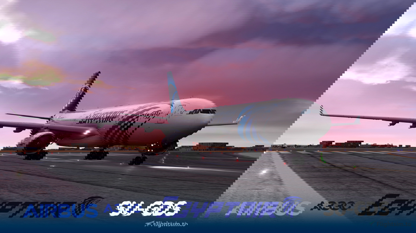 Threads - inibuilds A330-300 RR EGYPTAIR (SU-GDS) 8K MSFS2024 voor Microsoft Flight Simulator | MSFS