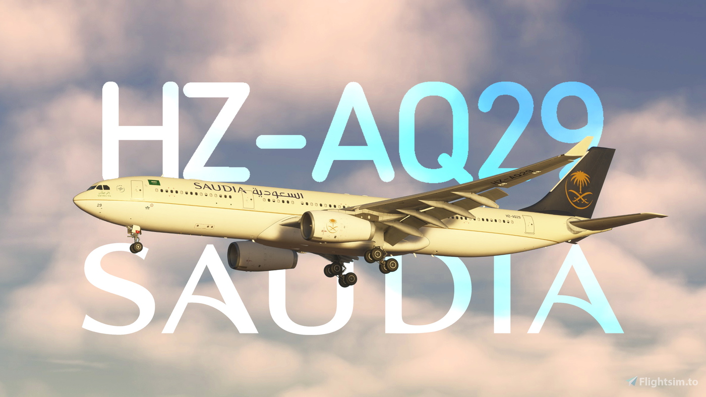 inibuilds A330-300 RR Saudia (HZ-AQ29) 8K MSFS2024 for Microsoft Flight ...