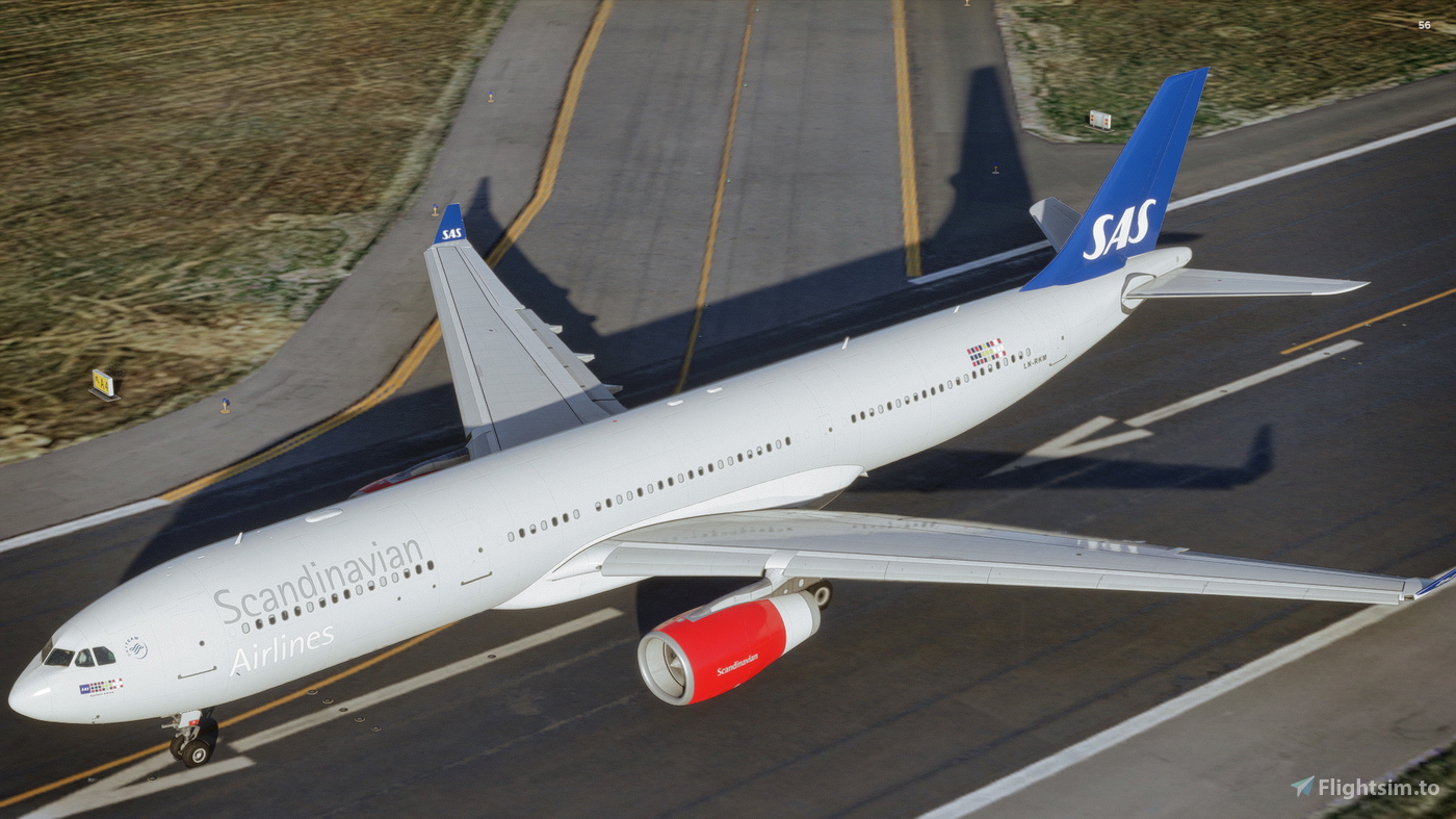 iniBuilds A330-300 SAS LN-RKM | 8K MSFS2024 for Microsoft Flight ...