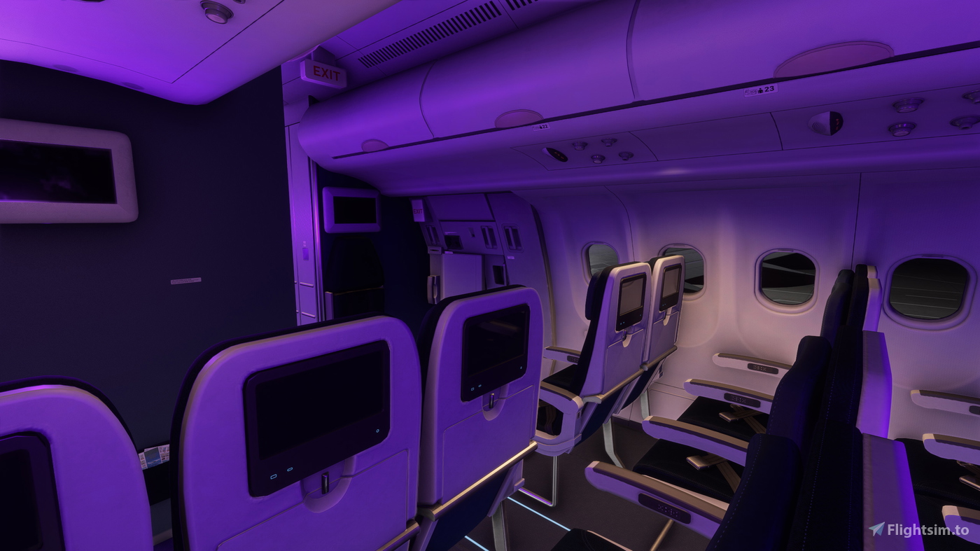 iniBuilds A330 Purple Mood Lighting [-200 & -300] for Microsoft Flight ...